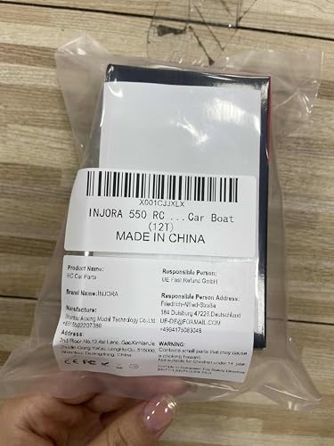 INJORA RC Motor 550 Brushed Waterproof Motor for 1/10 Short-Course Truck Slash VKAR 10SC HPI HoBao HuanQi 727(12T)