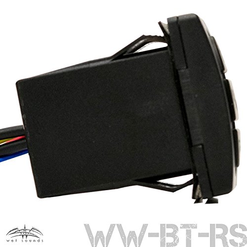 Wet Sounds Stealth-6-Core Soundbar, MB Quart NA2-320.4 Micro Amplifier & WW-BTRS Bluetooth Rocker Switch Controller