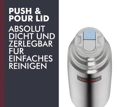 Thermos Light and Compact Flask, Stainless Steel, 350 ml
