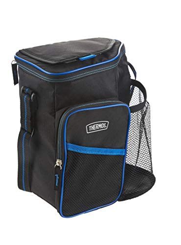 Thermos Lunch Cooler and King Stainless Bottle Combination Set, Black
