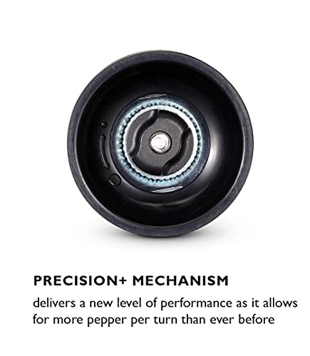 Cole & Mason H321806 City Salt and Pepper Mills | Precision+ Stemless | Concrete/Acrylic | 160 mm | Gift Set | Includes 2 x Salt and Pepper Grinders | Lifetime Mechanism Guarantee