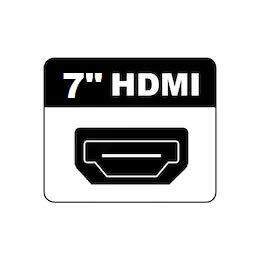 Xenarc Rugged 7" LCD Display Monitor HDMI VGA DVI Video Inputs 1024x600 Native Resolution, 16x9 Aspect Ratio 600NIT High Brightness Long Life LED Backlight Supports 10V DC ~ 35V DC - 700YH
