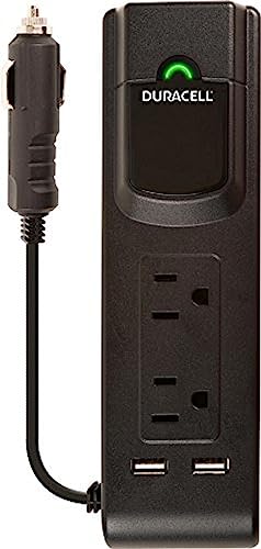 Duracell DRINVPS175 Black 175 Watt Portable Power Inverter