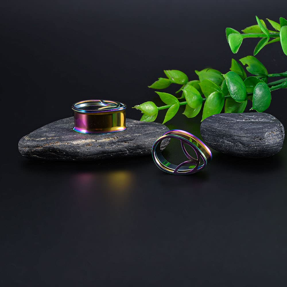 COOEAR 1 Pair Gauges for Ears Tear Drop Alice Style Ear Tunnels Plugs Men Women Flesh Stretchers Expander 0g to 1 Inch.