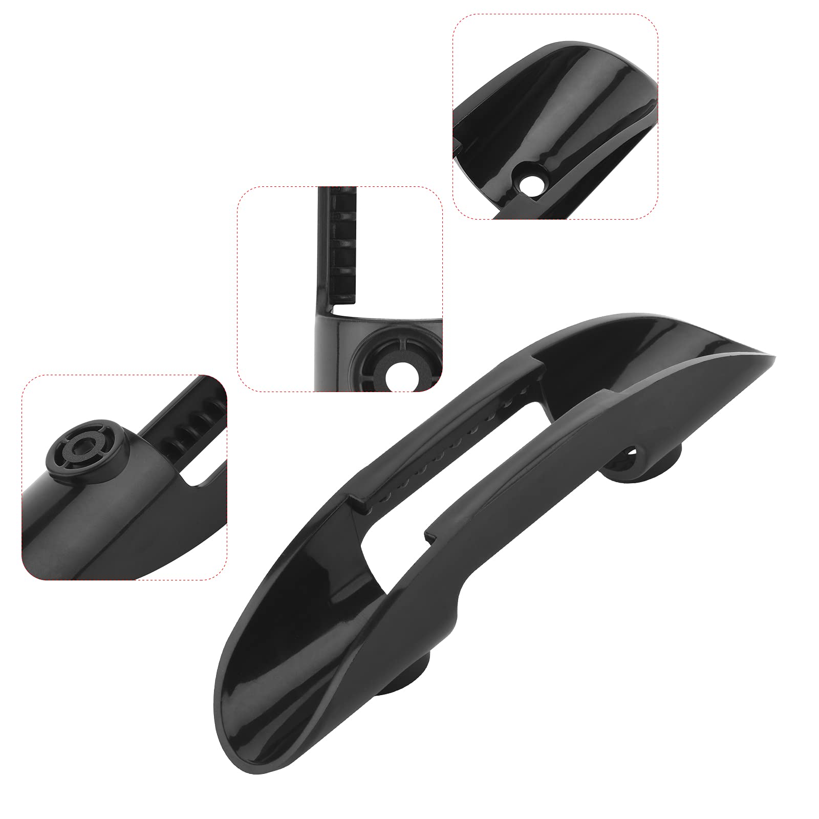 Cosmos 2 Pcs Kayak Paddle Holder Clips Universal Deck Mounted Paddle Clip Fishing Net Clip Kayak Accessories Hardware Including Screws