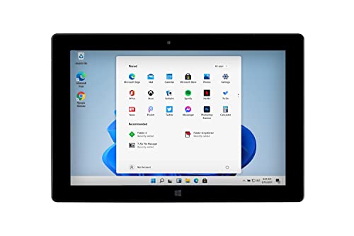 Fusion5 10.1" Windows 11 Full HD Tablet - FWIN232 PRO S3 Ultra Slim Windows Tablet PC - 8GB RAM, 256GB Storage, N4120 Quad-Core CPU, FHD (1920x1200) Display, Micro HDMI, M.2 SATA Expandable Storage