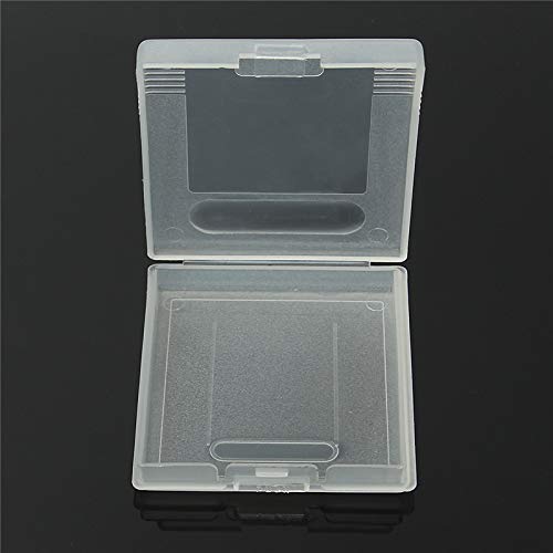 WICAREYO 10pcs Clear White Game Cartridge Protection Case for Gameboy Color GBC