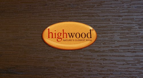 Highwood AD-CHGW1-ACE Weatherly Garden Chair, Weathered Acorn