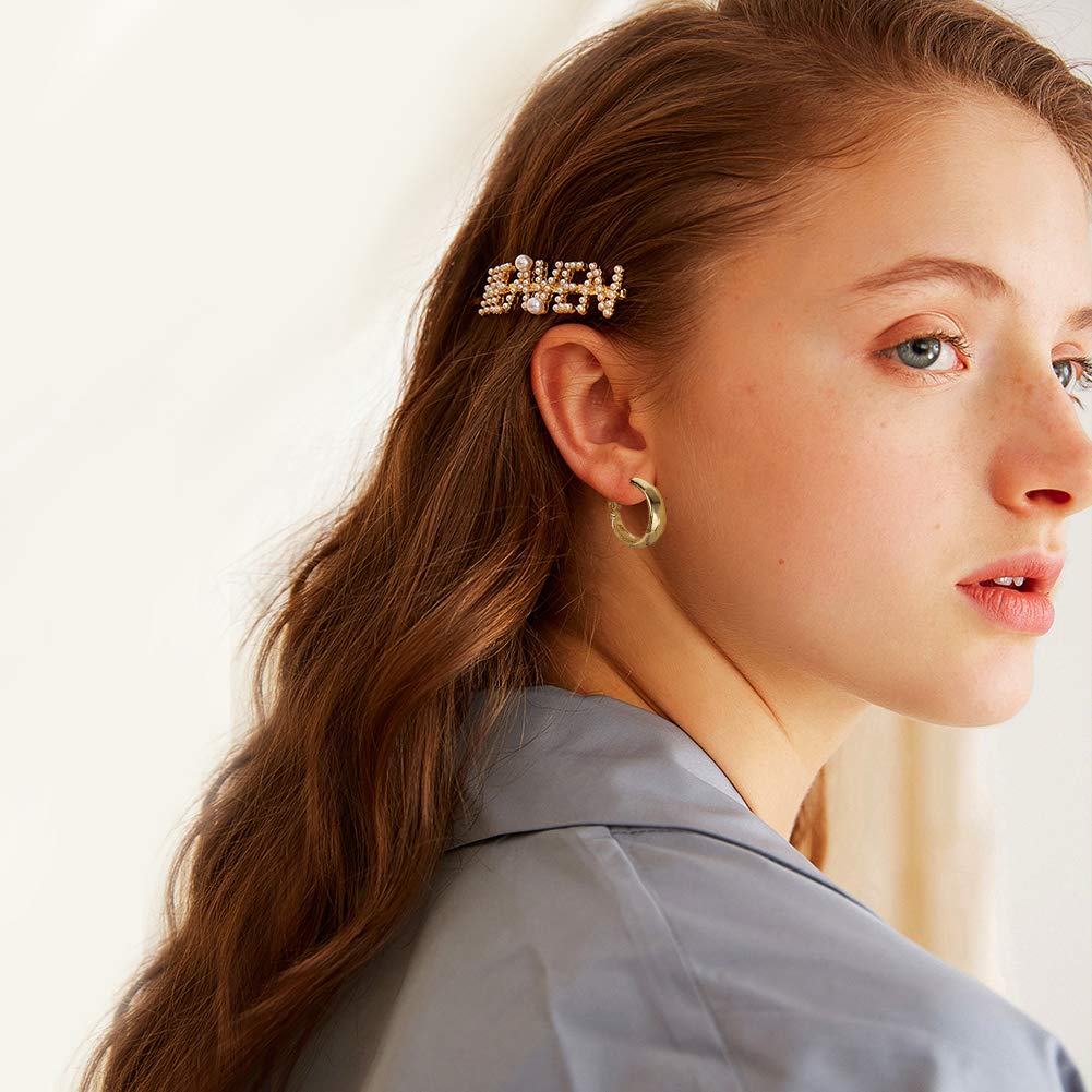 Chunky Gold Clip on Hoop Earrings for Women, 14k Gold Plated Hoops Earring Jewelry