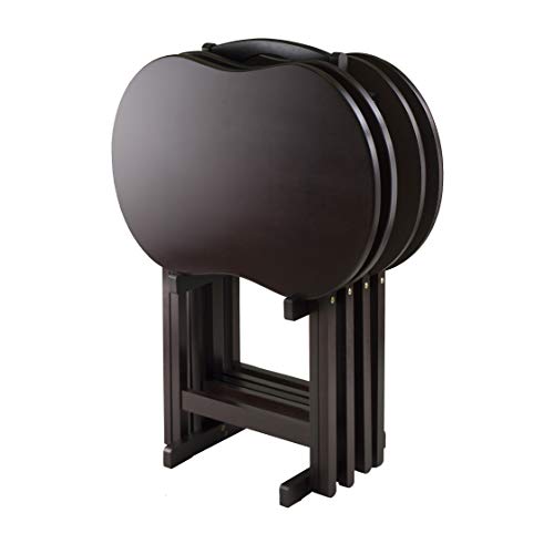 Winsome Skippy Snack Table, Dark Espresso