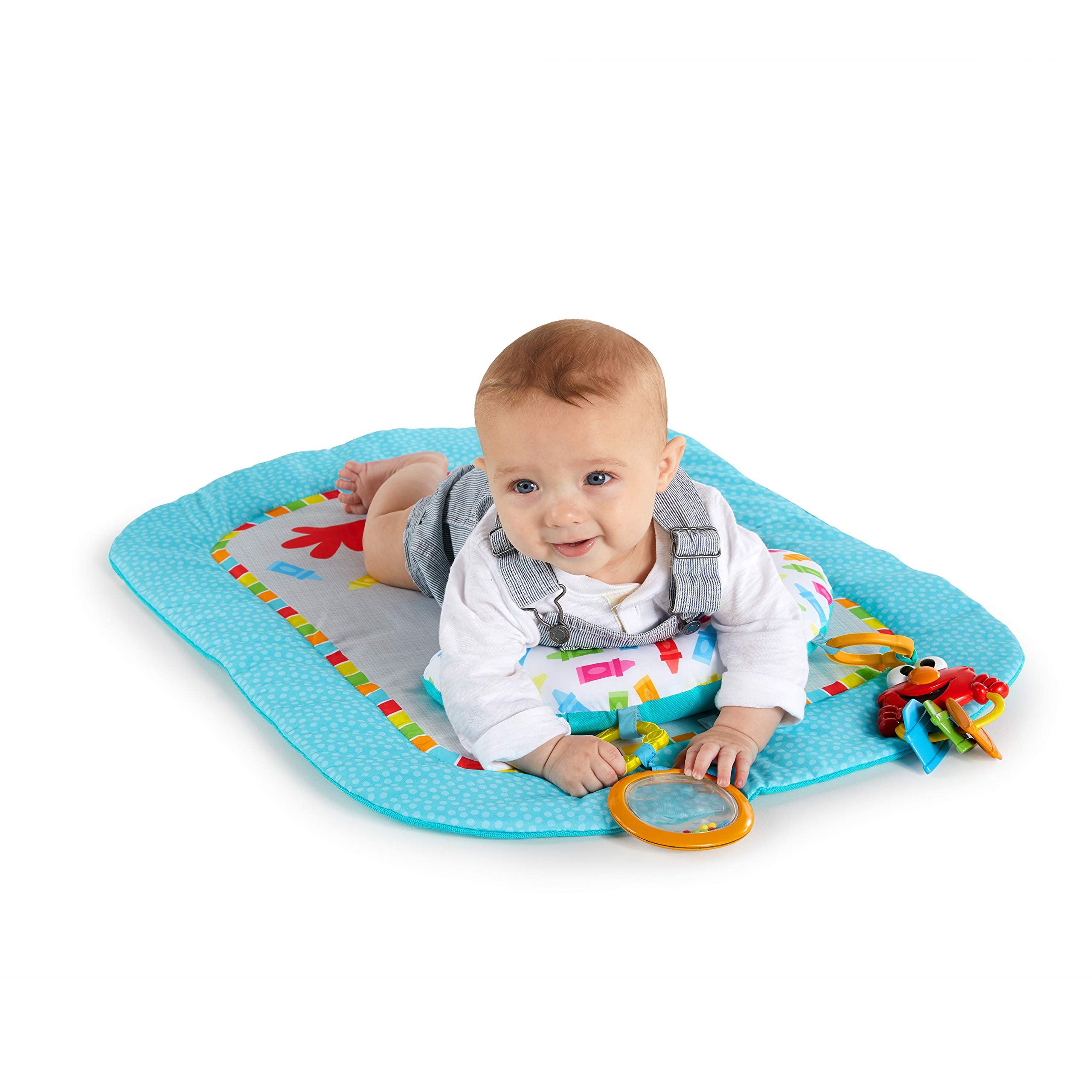 Bright Starts Sesame Street I Spot Elmo! Prop Mat, Ages 0-12 Months