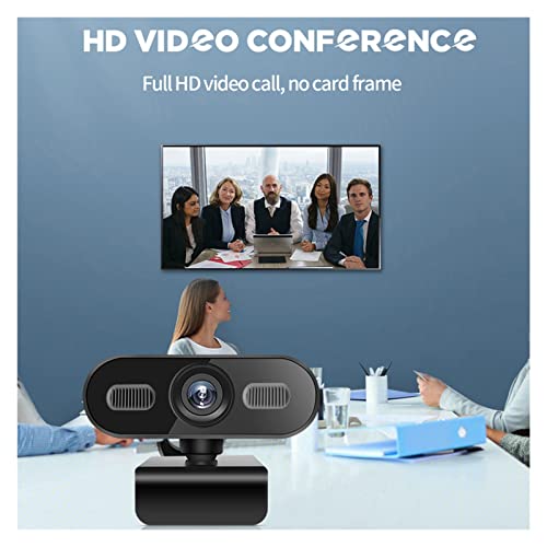DEFLAB Webcam 1080P Webcam, HD Webcam with Microphone USB Camera Autofocus Plug and Play Suitable for Video Conferencing Camera