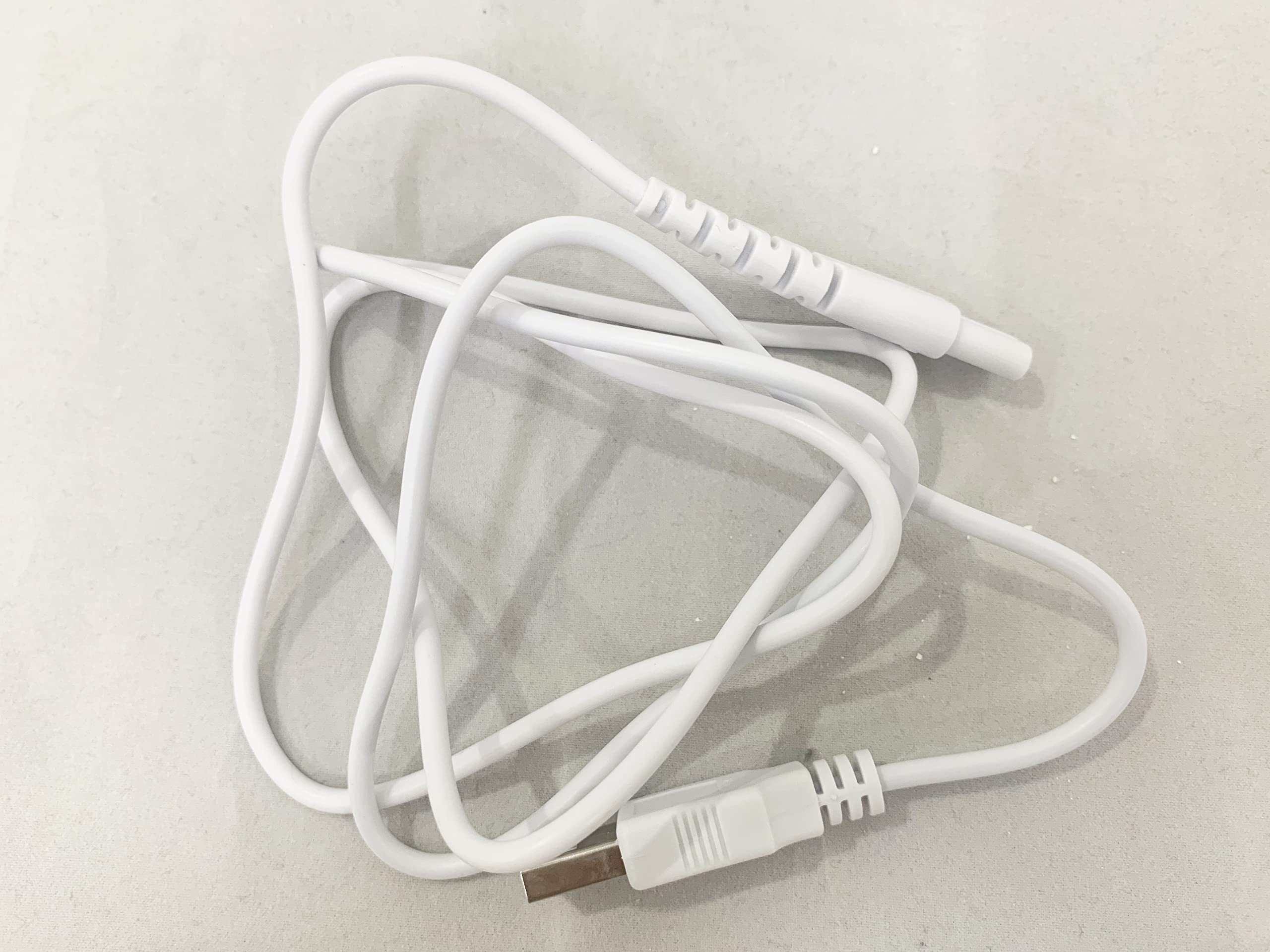 CLEVER BRIGHT 5V Power Cord for Electric Women Hair Shaver Charger Cable