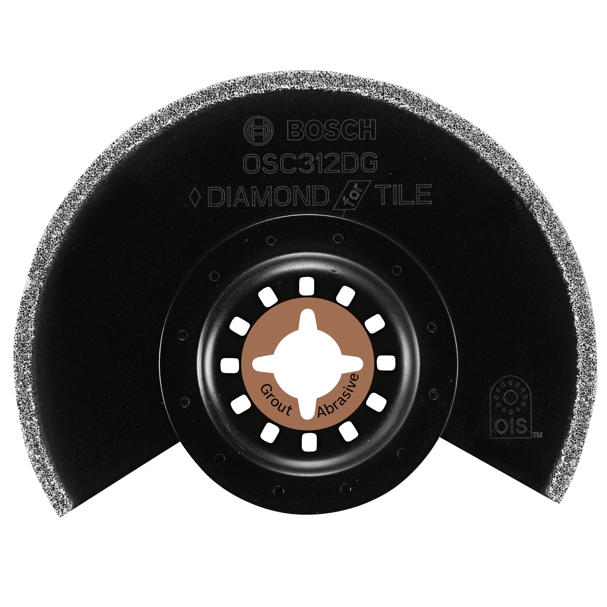 Bosch OSC312DG 3-1/2-Inch by 1/8-Inch Diamond Grit Segment Blade