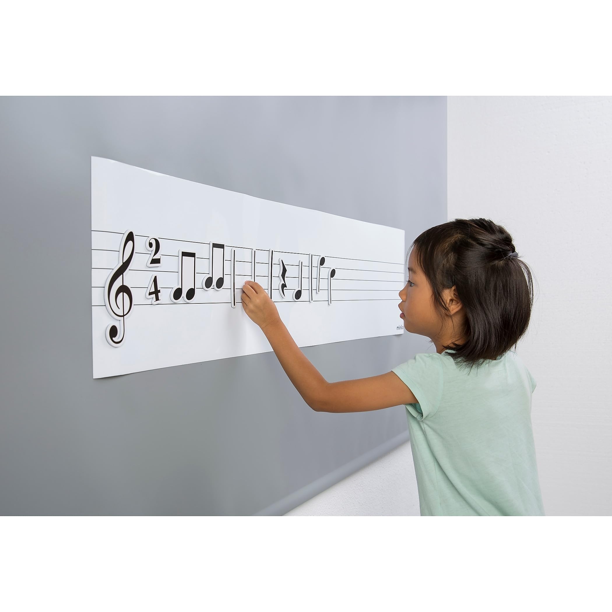 Miniland 94120 Pentagram Board & Notes,Black/White