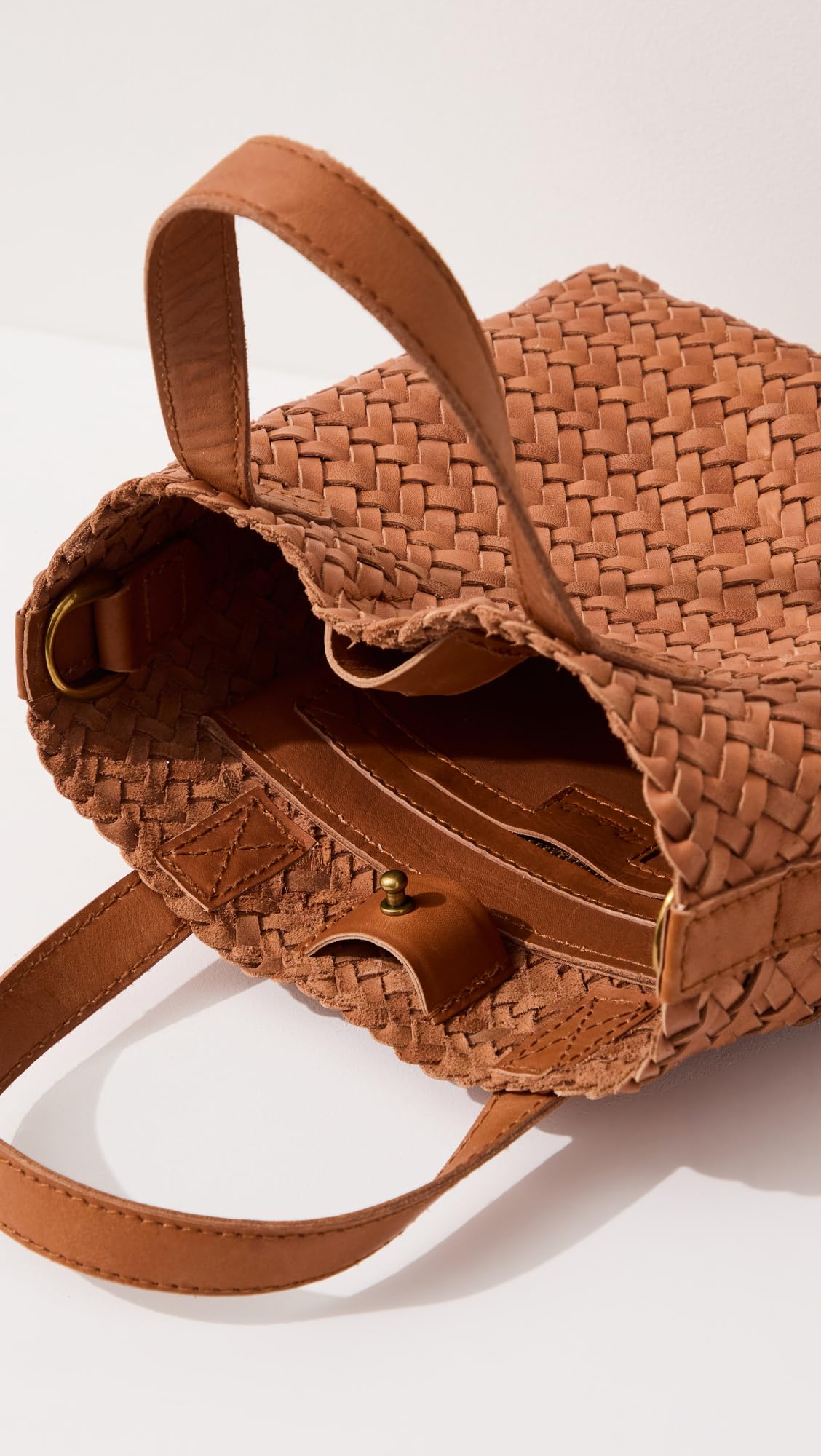 Madewell Women's The Small Transport Crossbody, Burnished Caramel, Brown, One Size