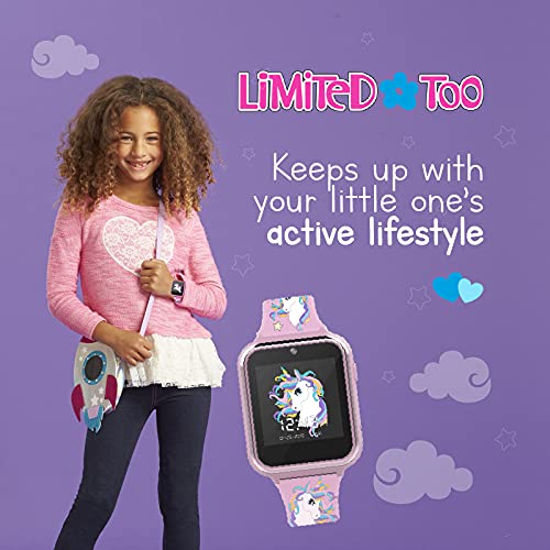 Limited Too Smart Watch for Girls,Pedometer Light Pink