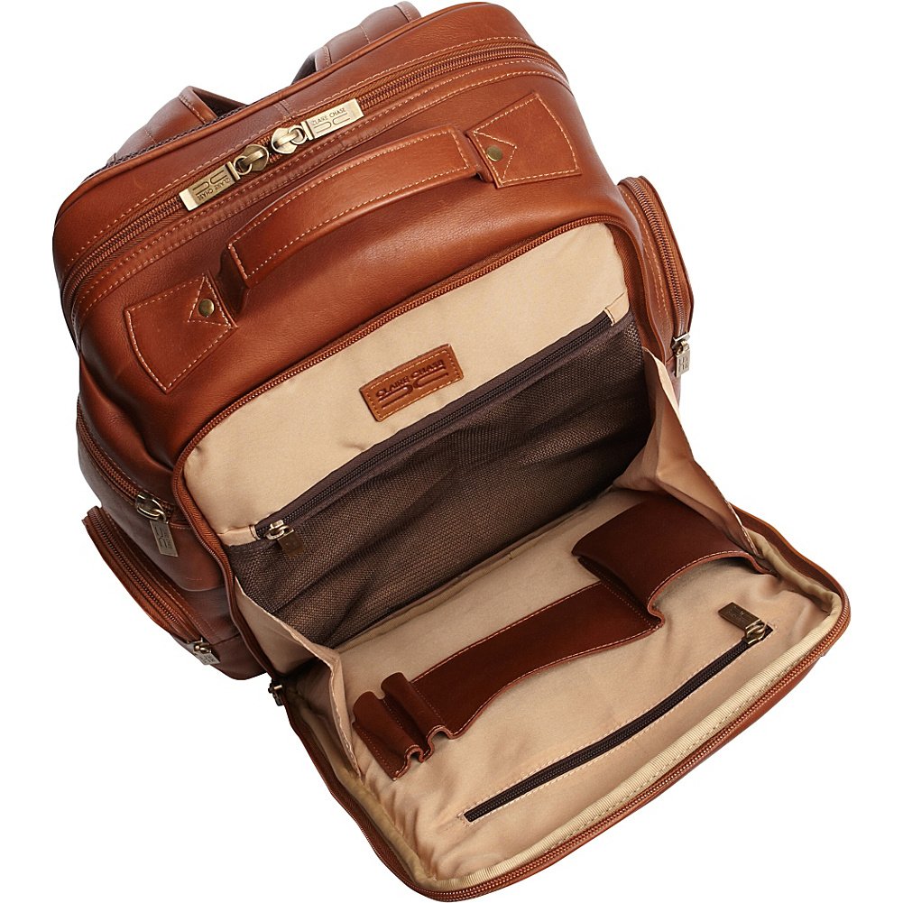 Claire Chase Executive Backpack-2, Café, One Size
