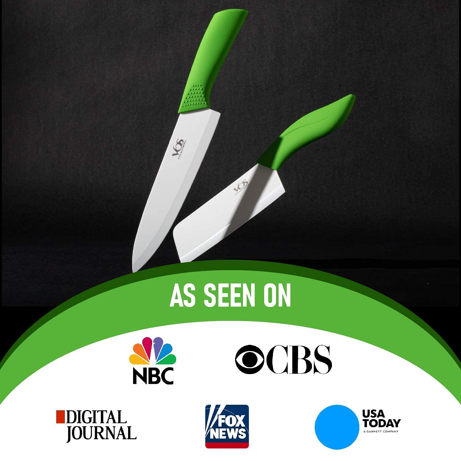 Ceramic Knife Set and a Ceramic Chef Knife 8 Inch