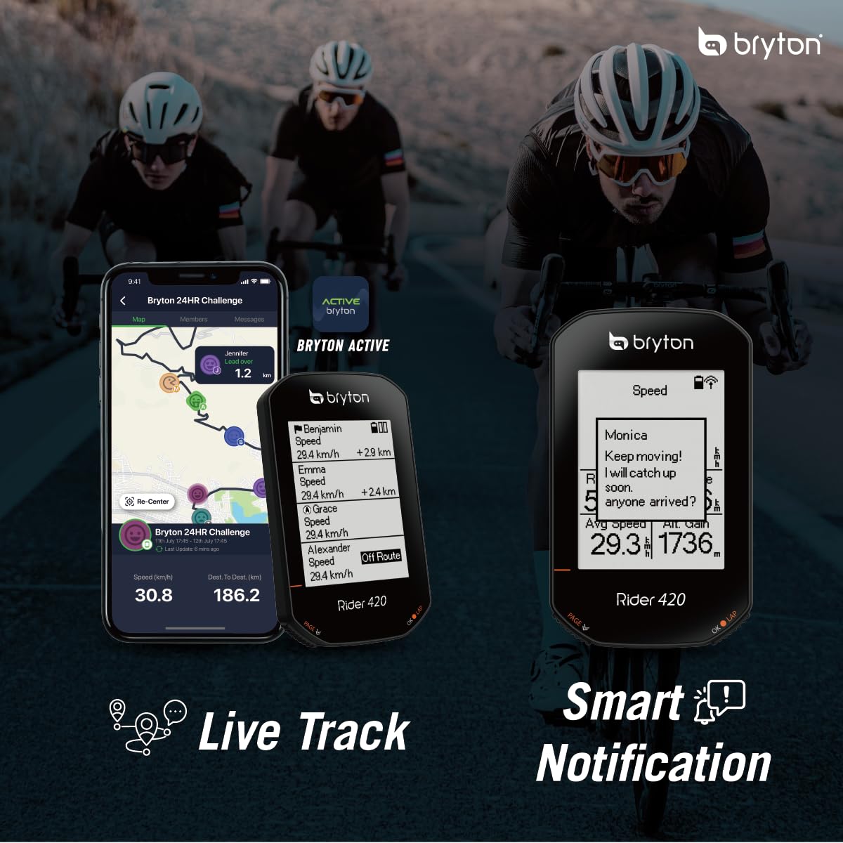 Bryton Unisex Bryton Rider 420e GPS Cycle Cycling Computer, Black, 83.9x49.9x16.9 UK