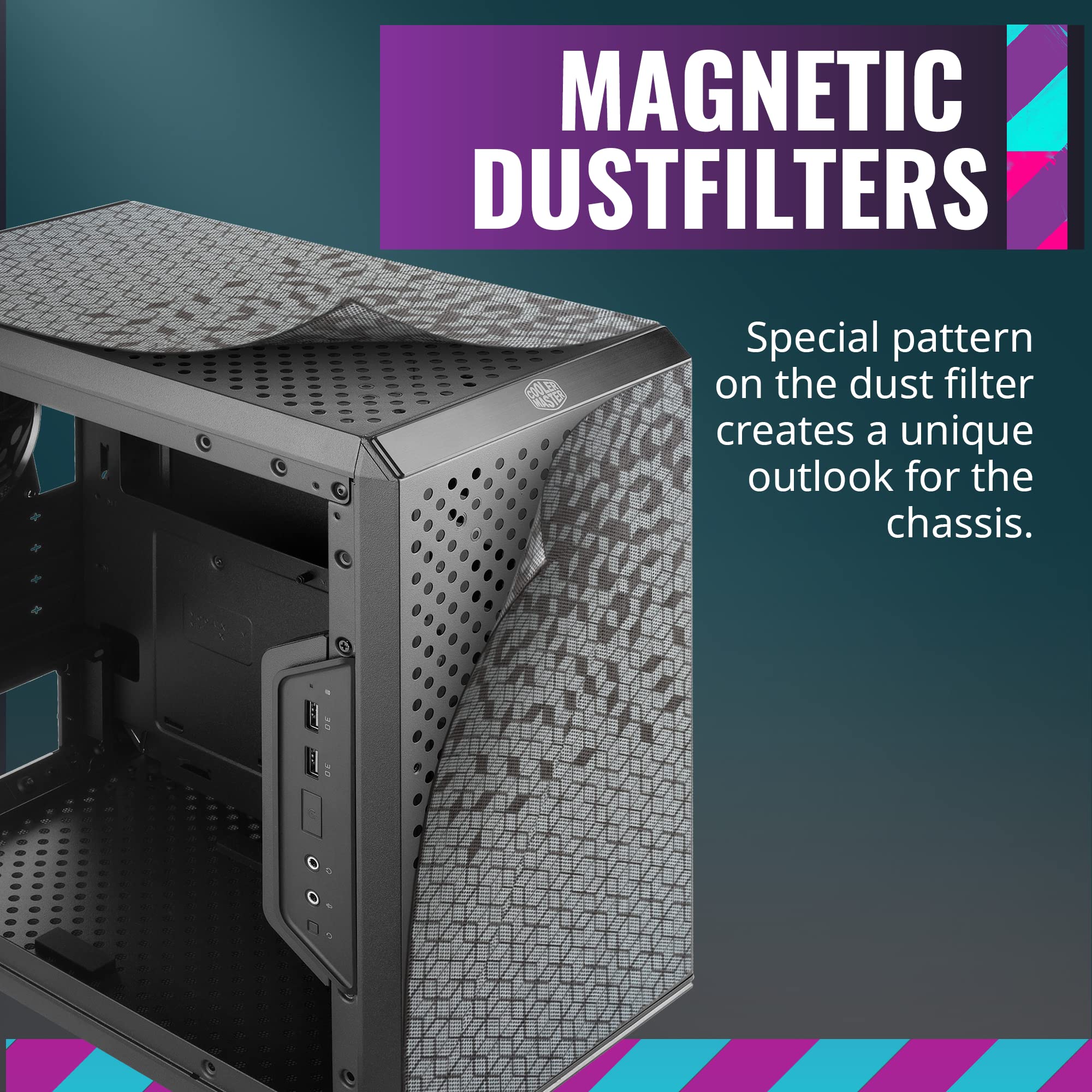 Cooler Master MasterBox Q300L Micro-ATX Tower & Thermaltake Toughpower GX2 80+ Gold 600W SLI/Crossfire Ready Continuous Power ATX 12V V2.4/EPS V2.92 Non Modular Power Supply