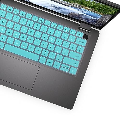 Keyboard Cover Skin for Dell Latitude 5420 5430 5431 7410 7420 7430 9420 9430 14", Dell Latitude 7520 9510 9520 15.6" Laptop Keyboard Protector-HotBlue