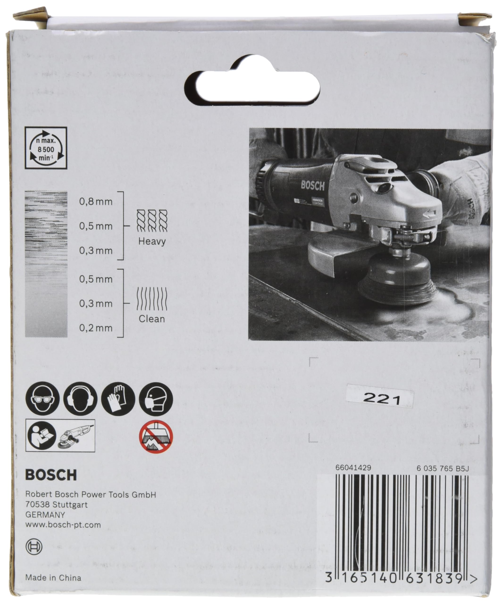 Bosch Professional 2608622103 Wire Cup Brush, Stainless, Silver