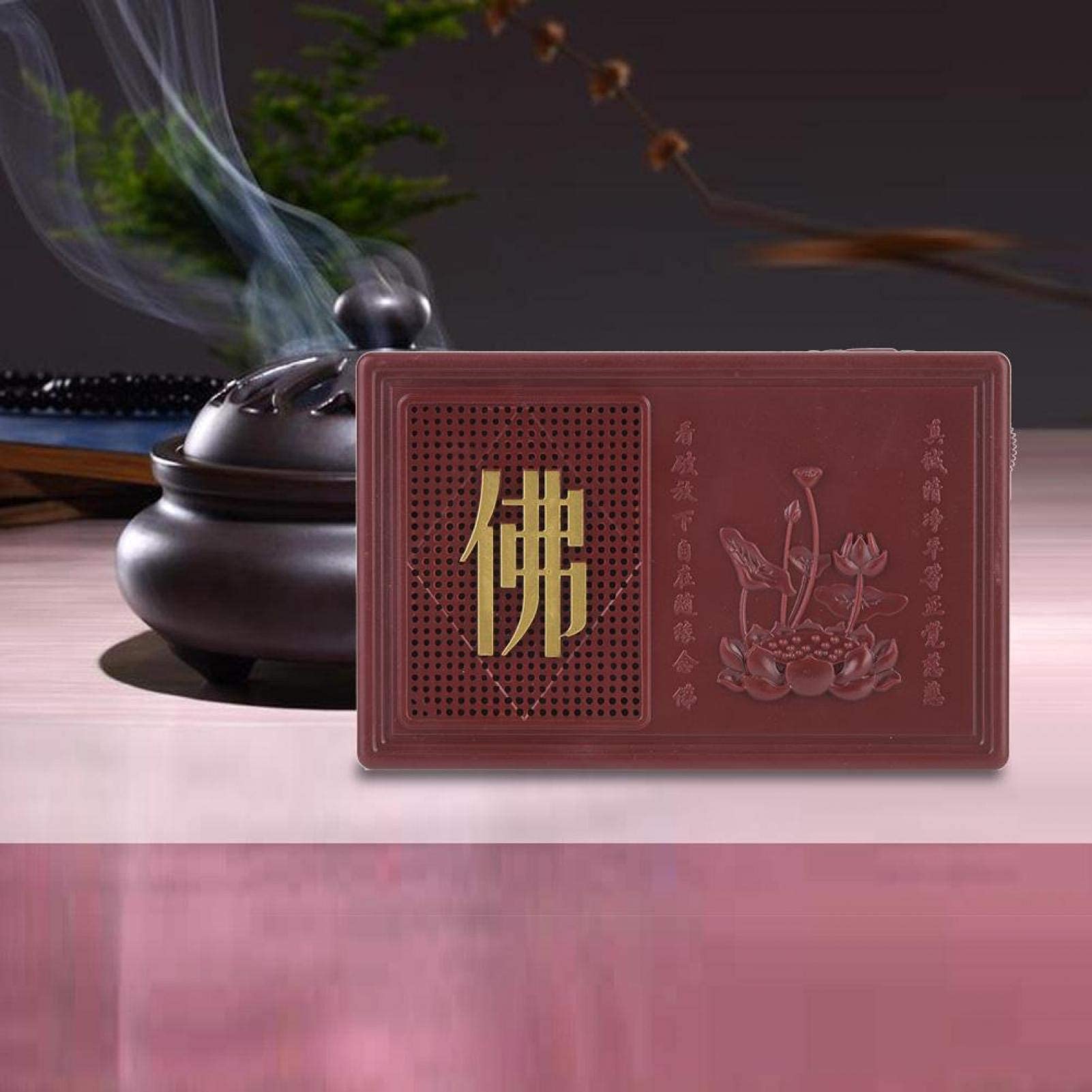 Oumefar Portable Buddha Music Player, Buddha Machine Electronic Singing Machine Buddha Music Gift Great Compassion 16-in-one Buddha Machine Lotus Edge Buddha Portable Buddha Machine