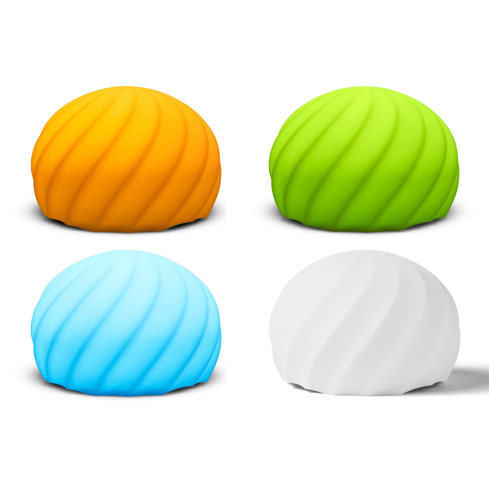 Cyrene LED Lamp - Waterproof Floating Bluetooth Color Changing Light - App-Controlled LED Ball Orb for Swimming Pool & Hot Tub - Rechargeable Silicone LED Ball Light -9 in x 5.9 in