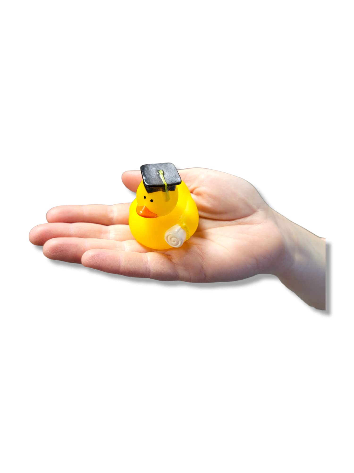 Cool Holiday Rubber Ducks (2") Standard Size. (12 Pack) Cute Duck Bath Tub Pool Toys. (Graduation Rubber Ducks)