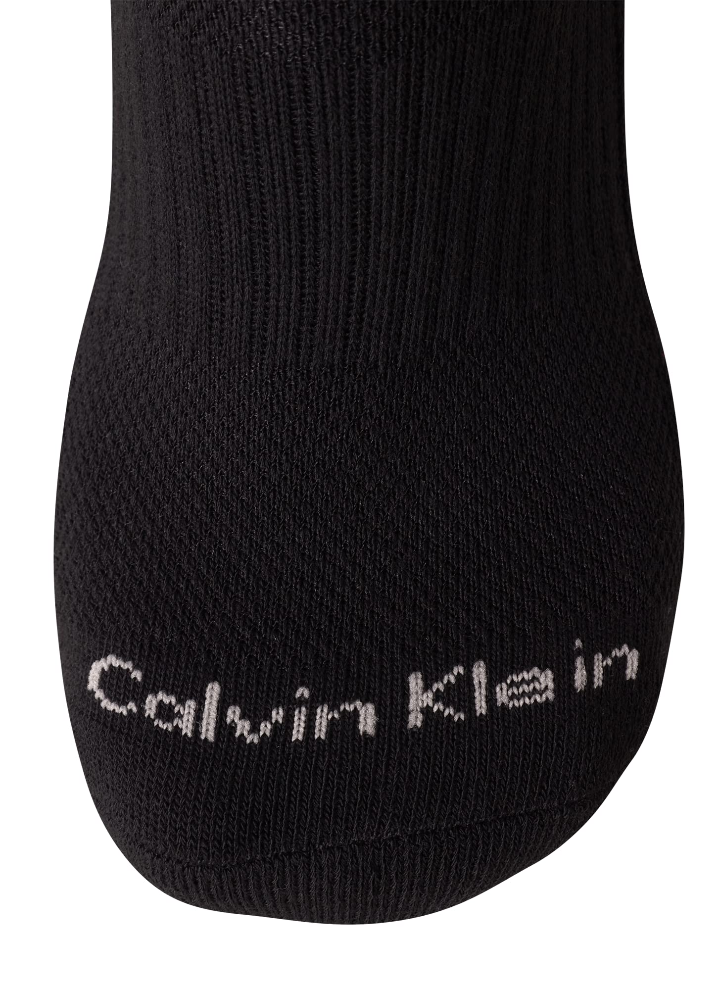 Calvin Klein Men's Socks - No Show Ankle Socks (6 Pack), Size 7-12, Classic Black