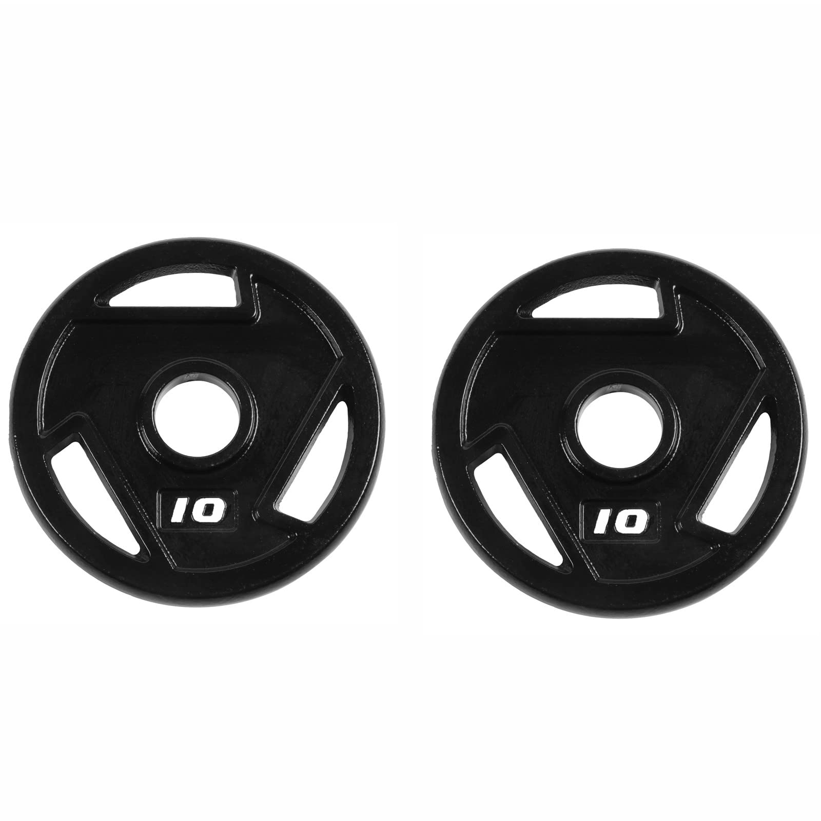 Cast Iron Bumper Plates Set,2-Inch Olympic Weight Plates Pair,85lb/105lb/140lb/155LB Free Weights Hole & Anti-Rust Hammertone Finish,Pairs or Sets,Multiple Packages (155LB Set)