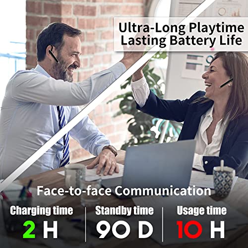 ESSONIO Headphones Bluetooth earpiece Wireless Headphones with mic Cell Phone Noise Canceling earpiece Hands-Free Headsetā¦