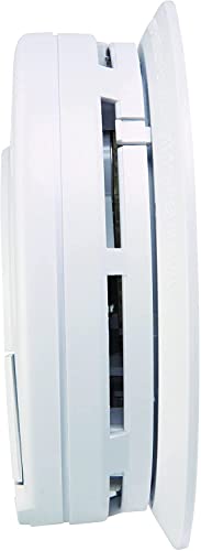 Kidde Smoke Detector, Hardwired Smoke Alarm with Battery Backup, Front-Load Battery Door, Test-Silence Button, White