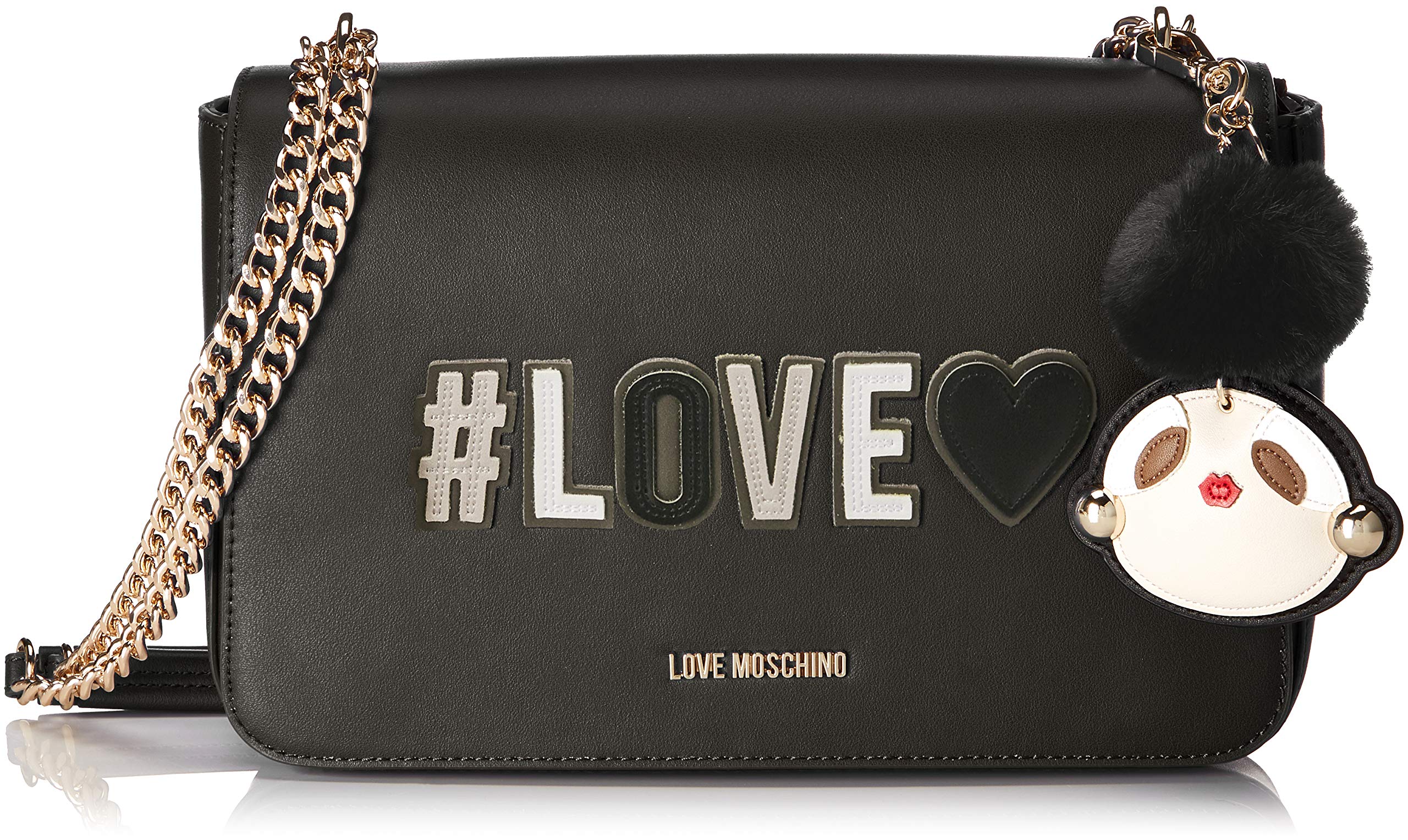 Love Moschino Satchel, Black (Nero)
