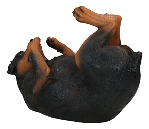Ebros Lifelike Purebreed Pedigree Canine Adorable Rottweiler Butcher's Dog Wine Bottle Holder Figurine Statue As Kitchen Wine Cellar Centerpiece Decor Storage Organizer (Rottweiler)
