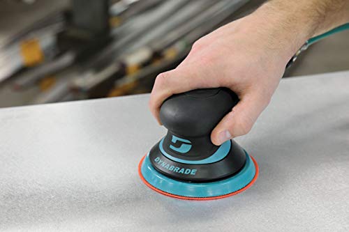 Dynabrade (X52) Dynorbital Extreme 5" (127 mm) Diameter Random Orbital Sander, Non-Vacuum, Vinyl Pad Face | Proportionate 3/32" (2.5 mm) Diameter Orbit | 12000 RPM Pneumatic Motor