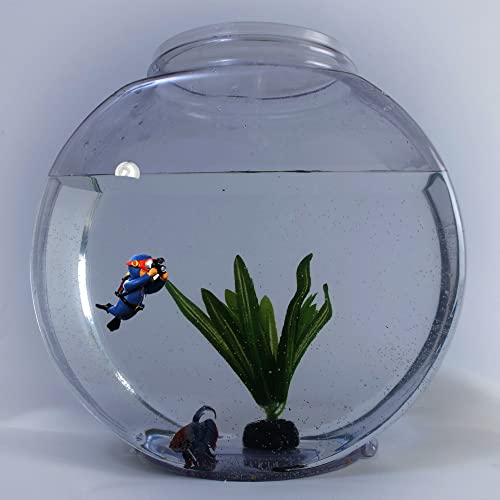 onesimcr ,Aquarium Decorations, Lovely Diver Fish Tank Decorations, Floating Device Fish Tank Accessories,Suitable for All Kinds of Fish Tanks