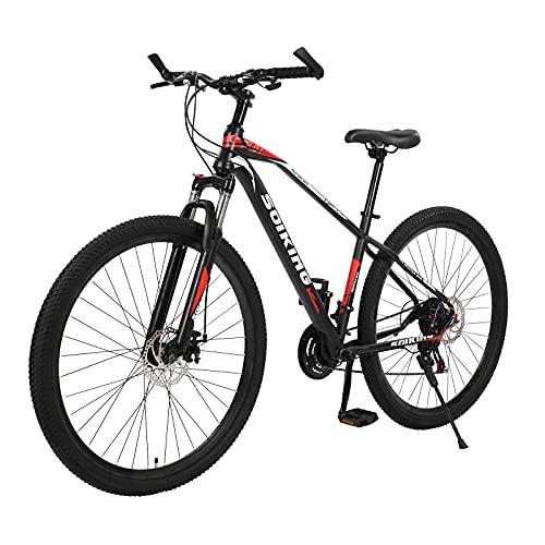 Chance Bicycle 29-Inch 21-Speed High Carbon Steel, Front and Rear Disc Brake Mountain Bike Mini Bikes Adults Fast