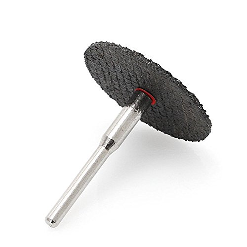 Fiberglass Reinforced Cut-Off Wheels 50 Pieces 1 1/4 inch Diameter Abrasive Cutting Tool Disc with (4) 402 Mandrels Included Rotary Discs Compatible with Dremel 426 426b
