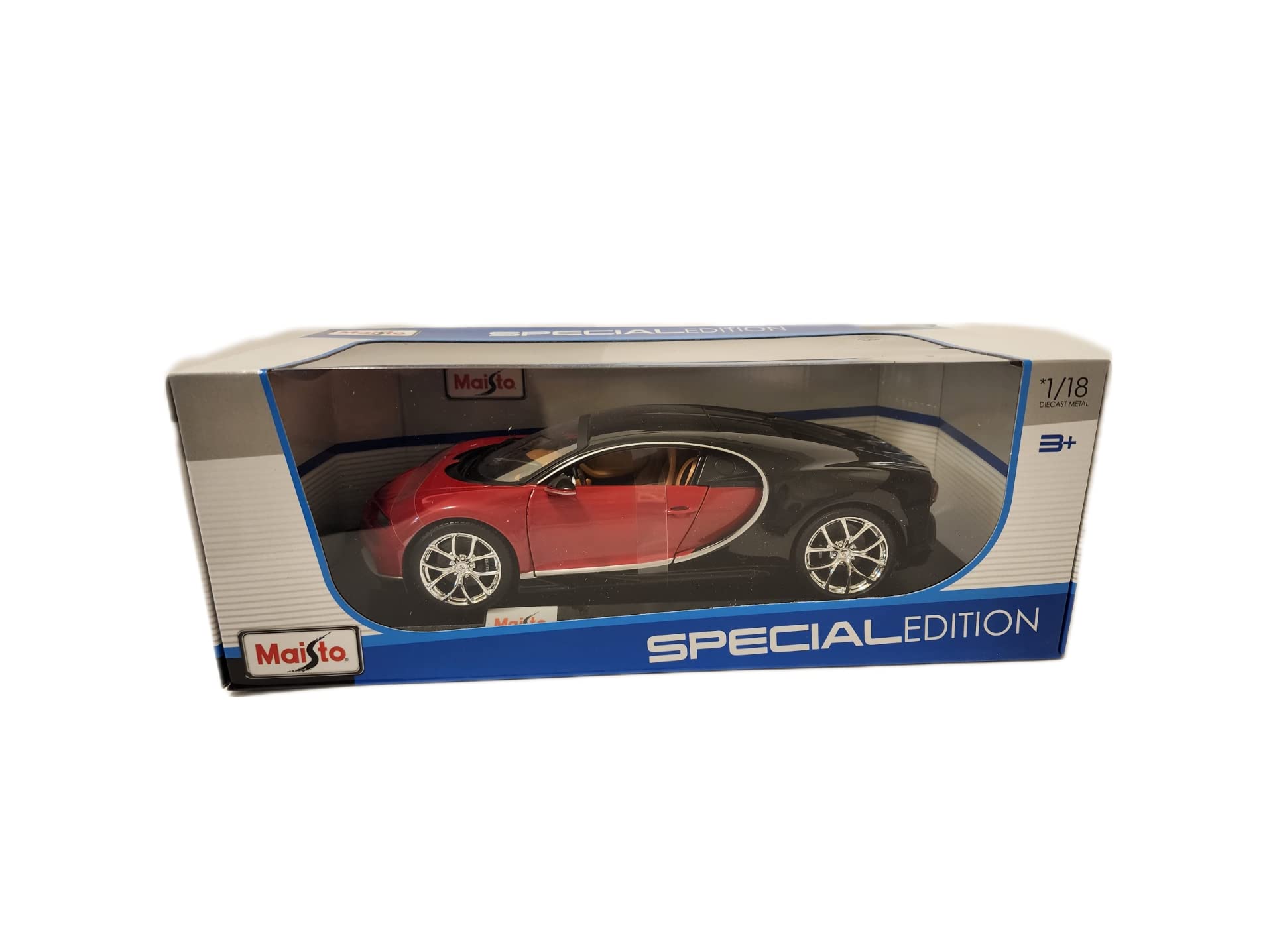 Maisto Bugatti Chiron Red 1:18 Scale Car Special Edition