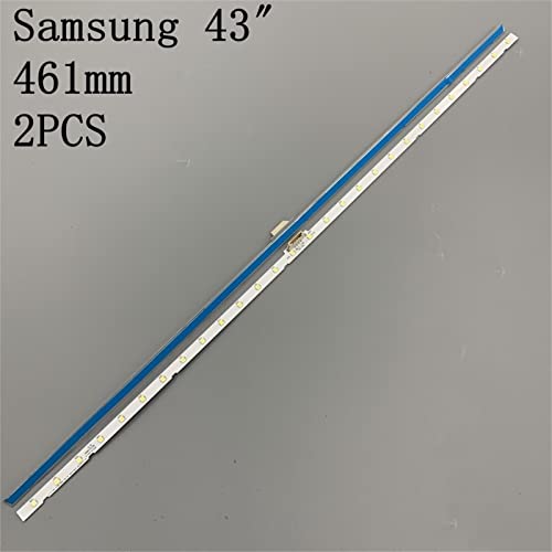 CEVIZ 2 PCS 28 LED Strip Light Strip Fit for Samsung 43 "TV UE43NU7100U AOT_43_NU7100F_2X28_3030C BN44-00947A UE43NU7120U