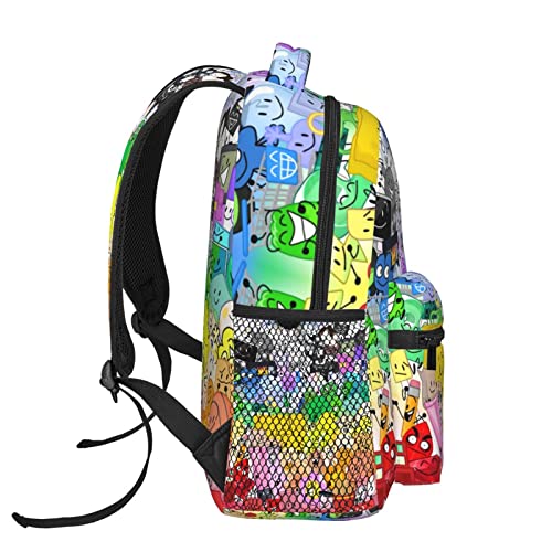 Hei Bai.JZQ Multifunction Casual Canvas Bag,Anime Backpack Daypack Bookbag Outdoor Durable