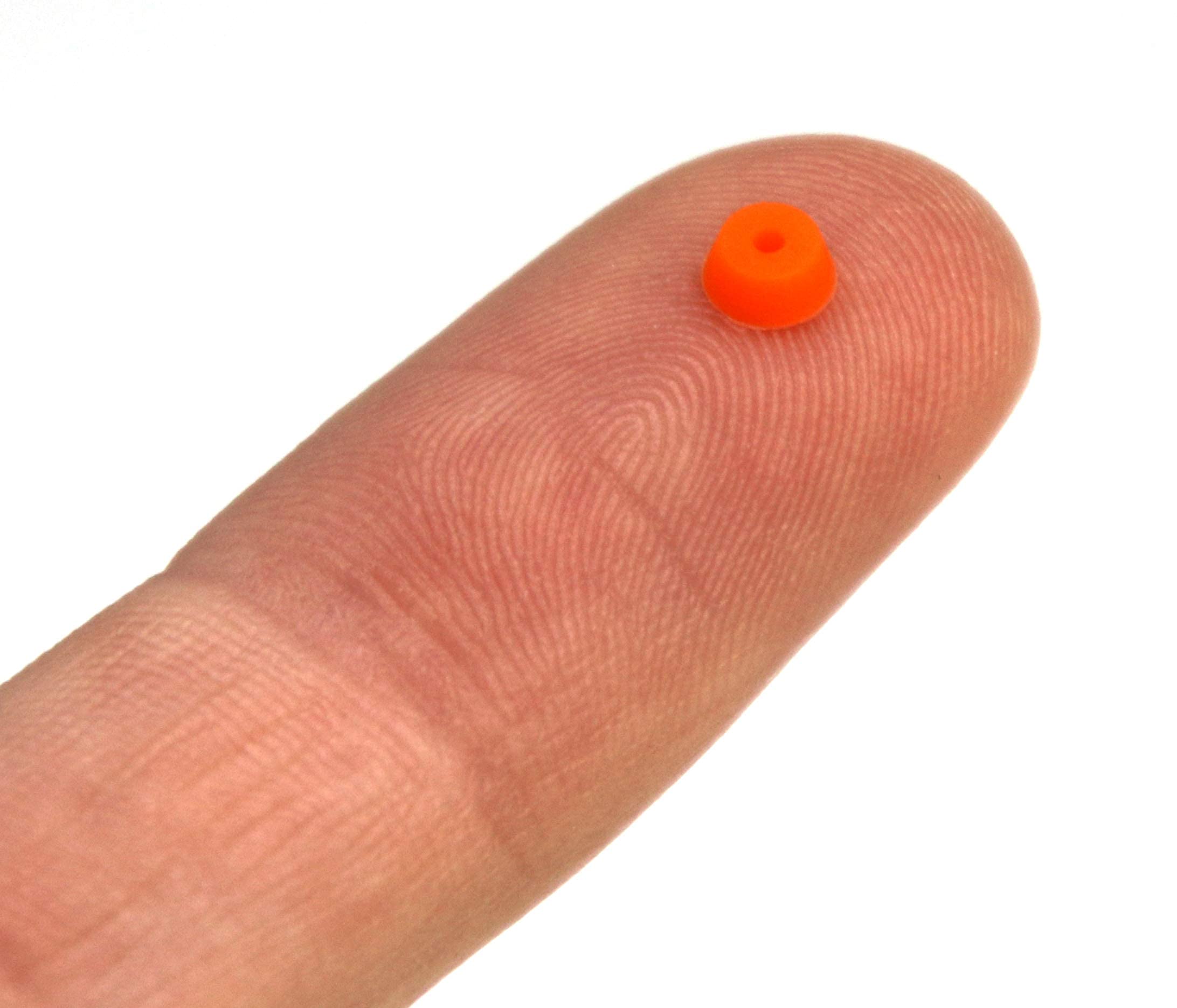 Teak Tuning Bubble Bushings Pro Duro Series in Orange - Loose (61A) - Custom Molded Fingerboard Tuning