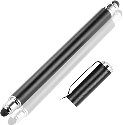 Stylus Compatible with Amazon Fire 7 Kids Edition (2019 Release)/ Kindle Fire HDX 8.9 (2013 Release),7 (2013 Release) - Touch Screen Pen Fiber Tip Aluminum Lightweight Black