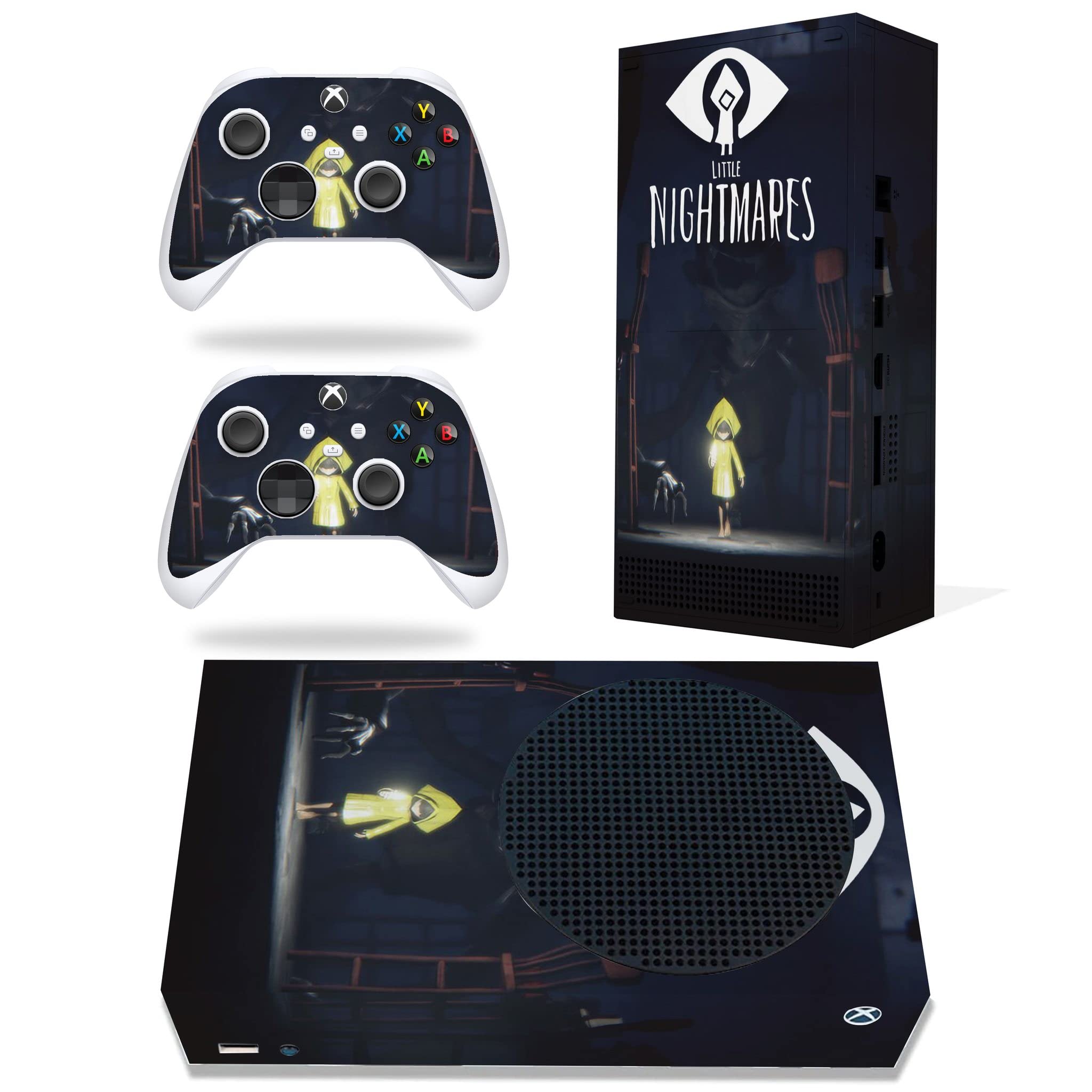 Dark Nightmares Video Game Game Console Series S Controllers Skin Decals Stickers Wrap Vinyl for Game Console Series S