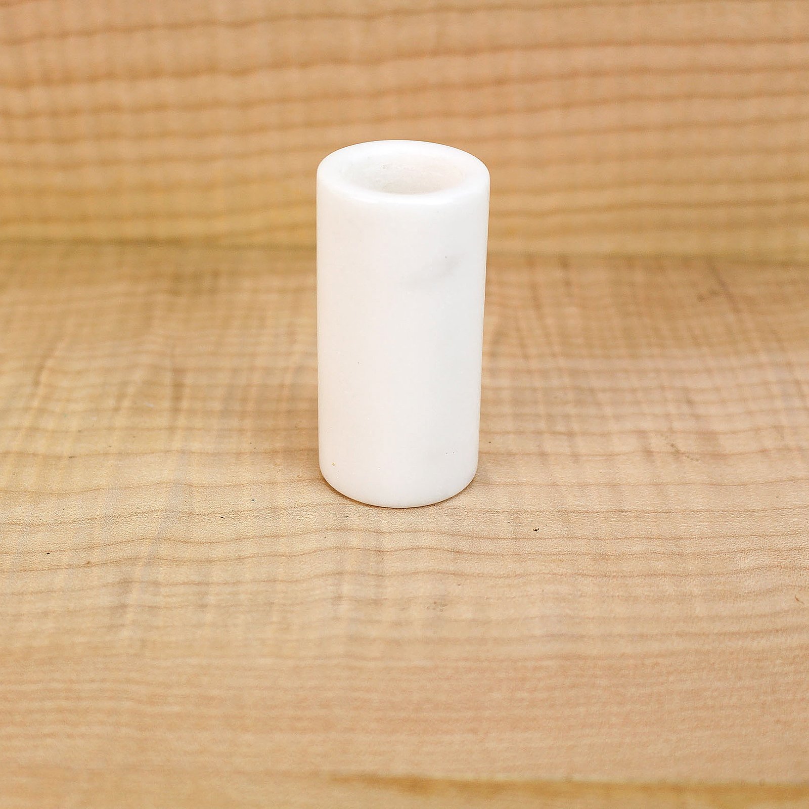 Polished White Jade Stone Guitar Slide"Tone From The Stone"