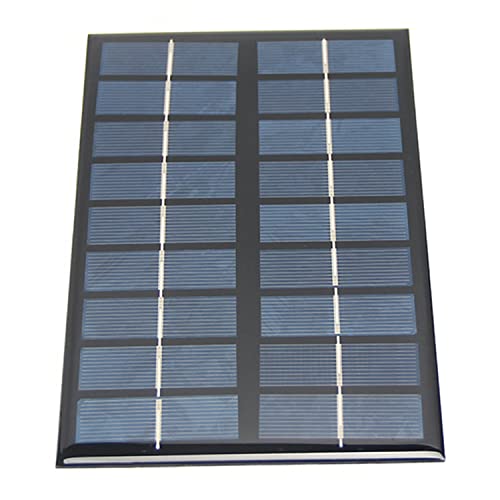 Fielect Mini Solar Panels 9V 3W Small Solar Panel Charger Polysilicon Solar Epoxy Cell Charger DIY Solar System Kit, 195x125mm