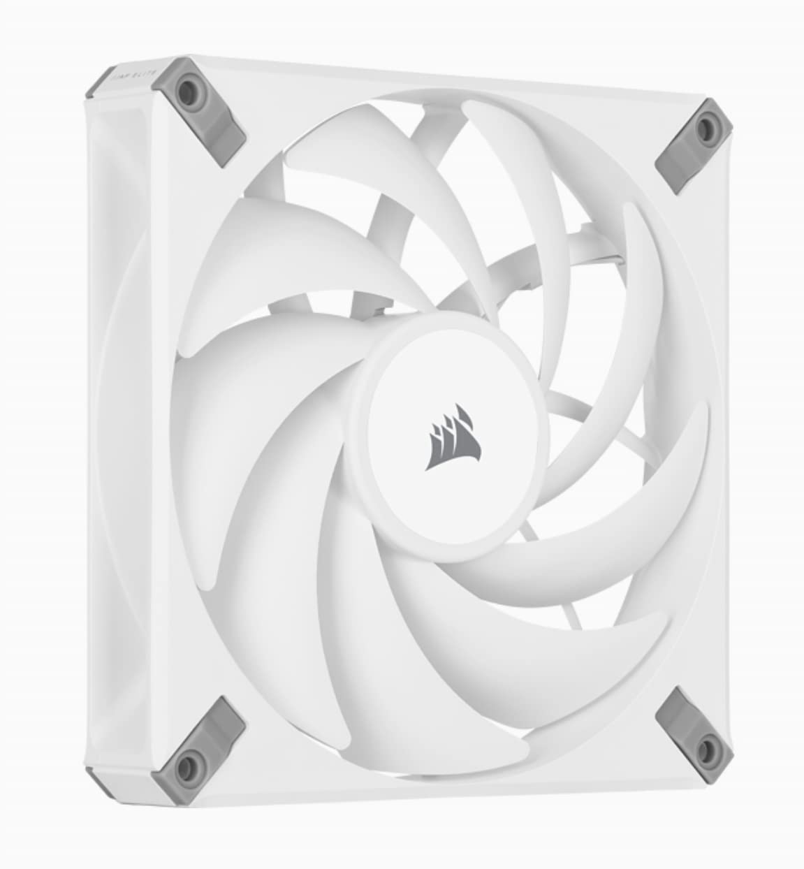 Corsair AF140 Elite, High-Performance 140mm PWM Fluid Dynamic Bearing Fan with AirGuide Technology (Low-Noise, Zero RPM Mode Support) Single Pack - White