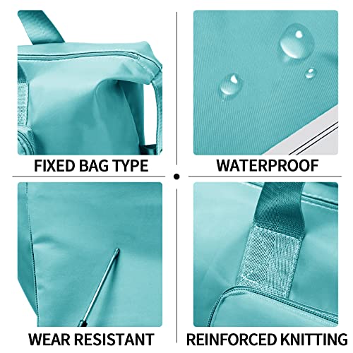 Large Capacity Travel Duffel Tote Bag with Dry Wet Separation Pocket, Waterproof Shoulder Weekender Bag for Women and Men，Foldable and Expandable Bag Lightweight and Easy Carry on